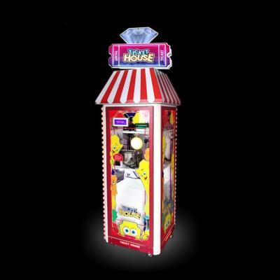 China Floor Standing Ticket Eater Machine Double Side Design Transparent And Strong Recognition Degree for sale