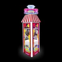 China Floor Standing Ticket Eater Machine Double Side Design Transparent And Strong Recognition Degree for sale