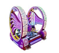 China Fantastic Kids Arcade Machine Happy Rocking Car For Touriest Area for sale