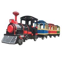 China Amusement Park Kids Arcade Machine Electric Trackless Train Rides On Car for sale