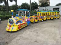 China Amusement Park Kids Arcade Machine Electric Trackless Train Rides On Car for sale