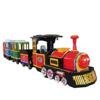 China Amusement Park Kids Arcade Machine Electric Trackless Train Rides On Car for sale