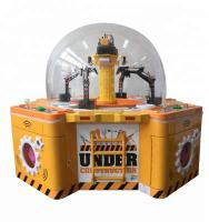 China Family Excavator Gift Vending Machine Metal + Plastic Material Durable for sale