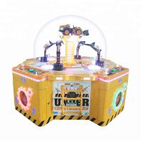 China Family Excavator Gift Vending Machine Metal + Plastic Material Durable for sale