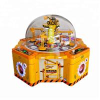 China Interesting Gift Vending Machine / Yellow Arcade Toy Grabber Machine for sale