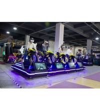 China CE Virtual Reality Simulator , RGB LED 220v 4 Players Super Fun Video VR Motorbike Racing Game Machine for sale