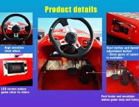 China Red Riding Game Machine With Strong Power Campaign Racing Vehicle For Sport Yard for sale