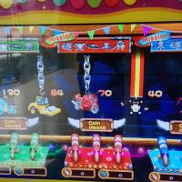 China Customized Kids Arcade Machine , Crazy Toy 3 Players Ticket Lottery Game Machine for sale