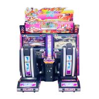 China Arcade 32 Inch Outrun Racing Game Simulator Machines Red Color 110v/220v for sale