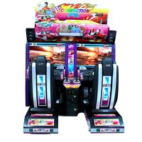 China Arcade 32 Inch Outrun Racing Game Simulator Machines Red Color 110v/220v for sale