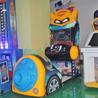 China 275 W Racing Arcade Machine , Amusement Coin Operated Crazy Car Driving Simulator for sale