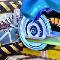 China 1 Player Coin Operated Simulator Driving Car Video Moto Racing Arcade Game Machine for sale