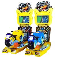 China 1 Player Coin Operated Simulator Driving Car Video Moto Racing Arcade Game Machine for sale