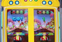 China Metal Material Car Racing Arcade Machine For Game Center / Supermarket for sale