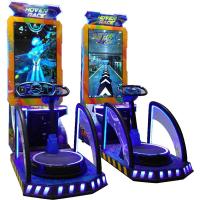 China Coin Pusher Type Arcade Hover Race Simulator Kids Coin Operated Video Game Machines for sale