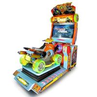 China Children Crazy 4 Wheel Coin Operated Simulator Driving Car Games CE Certificate for sale