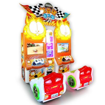 China 400W Kids Arcade Machine , Indoor Amusement Arcade Coin Pusher Super Monster Machine Racing Game for sale