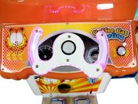 China 400W Kids Arcade Machine , Indoor Amusement Arcade Coin Pusher Super Monster Machine Racing Game for sale