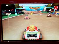 China 400W Kids Arcade Machine , Indoor Amusement Arcade Coin Pusher Super Monster Machine Racing Game for sale