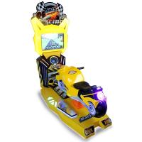 China Hypermarket Kids Arcade Machine Electronic Motorcycle Racing Simulator for sale