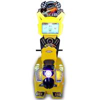 China Hypermarket Kids Arcade Machine Electronic Motorcycle Racing Simulator for sale