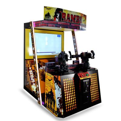 China First Blood Rambo Adventure Gun Shooting Arcade Machine Coin Pusher Type for sale