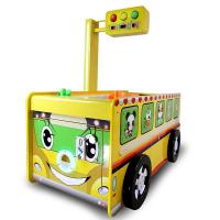 China Bus Shape Big Sports Game Machine Air Hockey Table Credit Card Support for sale