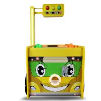 China Bus Shape Big Sports Game Machine Air Hockey Table Credit Card Support for sale