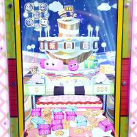China Attractive Happy Eliminate Lottery Ticket Vending Machine Fiberglass Material for sale