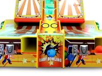 China Commercial Small Happy Bowling Video Shooting Ball Gaming Machine For Amusement Park for sale