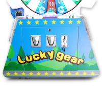 China Lucky Gear Lottery Ticket Kids Arcade Coin Game Machine Fiberglass Material for sale