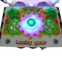 China Lucky Gear Lottery Ticket Kids Arcade Coin Game Machine Fiberglass Material for sale