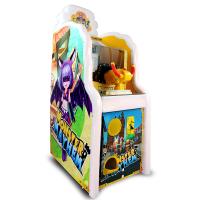China Lottery Ticket Monster Invasion Arcade Shooting Machine Coin Pusher Type for sale
