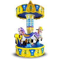 China Kids Arcade Horse Racing Game Machine / Baby Toys Coin Operated Carousel Kiddie Rides for sale
