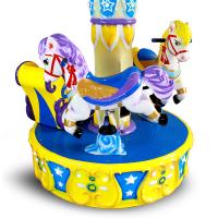 China Kids Arcade Horse Racing Game Machine / Baby Toys Coin Operated Carousel Kiddie Rides for sale