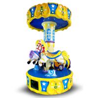 China Kids Arcade Horse Racing Game Machine / Baby Toys Coin Operated Carousel Kiddie Rides for sale