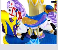 China Kids Arcade Horse Racing Game Machine / Baby Toys Coin Operated Carousel Kiddie Rides for sale