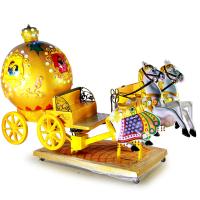 China Classic Wagon Simulator  Kids Arcade Machine /  Coin Operated Kiddie Horse Ride for sale
