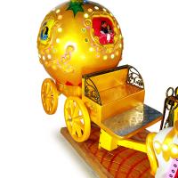 China Classic Wagon Simulator  Kids Arcade Machine /  Coin Operated Kiddie Horse Ride for sale