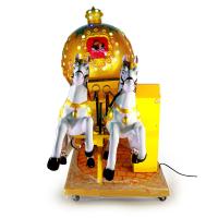 China Classic Wagon Simulator  Kids Arcade Machine /  Coin Operated Kiddie Horse Ride for sale