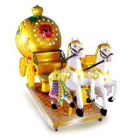 China Classic Wagon Simulator  Kids Arcade Machine /  Coin Operated Kiddie Horse Ride for sale