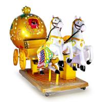 China Classic Wagon Simulator  Kids Arcade Machine /  Coin Operated Kiddie Horse Ride for sale