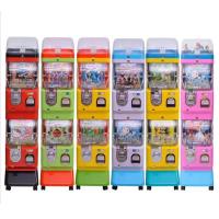 China Coin Operated Arcade Claw Machine  ,  Gashapon Dispenser Display Plastic Capsule Toy Vending Machine for sale