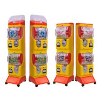 China Coin Operated Arcade Claw Machine  ,  Gashapon Dispenser Display Plastic Capsule Toy Vending Machine for sale