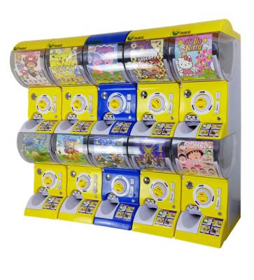 China Coin Operated Arcade Claw Machine  ,  Gashapon Dispenser Display Plastic Capsule Toy Vending Machine for sale