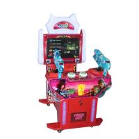China Metal Kids Arcade Machine , Dozen Hero Gun Shooting Tickets Redemption Arcade Simulator for sale