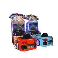 China Amusement Park Dynamic Racing Arcade Machine For Children Coin Pusher Type for sale