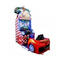 China Amusement Park Dynamic Racing Arcade Machine For Children Coin Pusher Type for sale