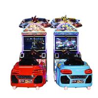 China Amusement Park Dynamic Racing Arcade Machine For Children Coin Pusher Type for sale