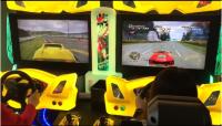 China Coin Operated Outrun Car Racing Video Game Machine For 1-4 Player for sale